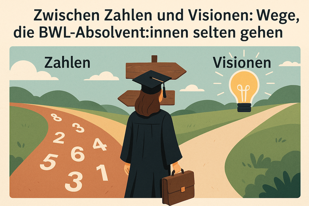 Ungewöhnliche Wege für BWL-Absolvent:innen ⇒ Karriere neu denken